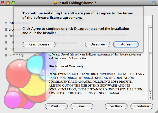 Standard Installation – Recommended! (All Users) – Folding@home